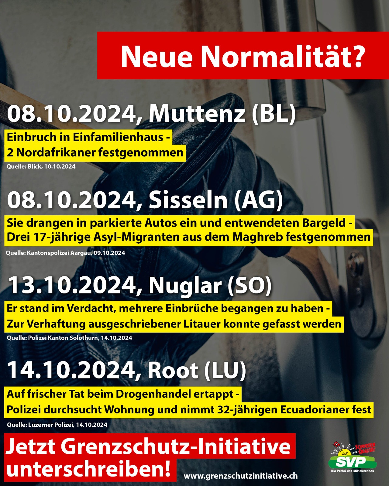Grenzschutz-Initiative – Jetzt unterstützen!
