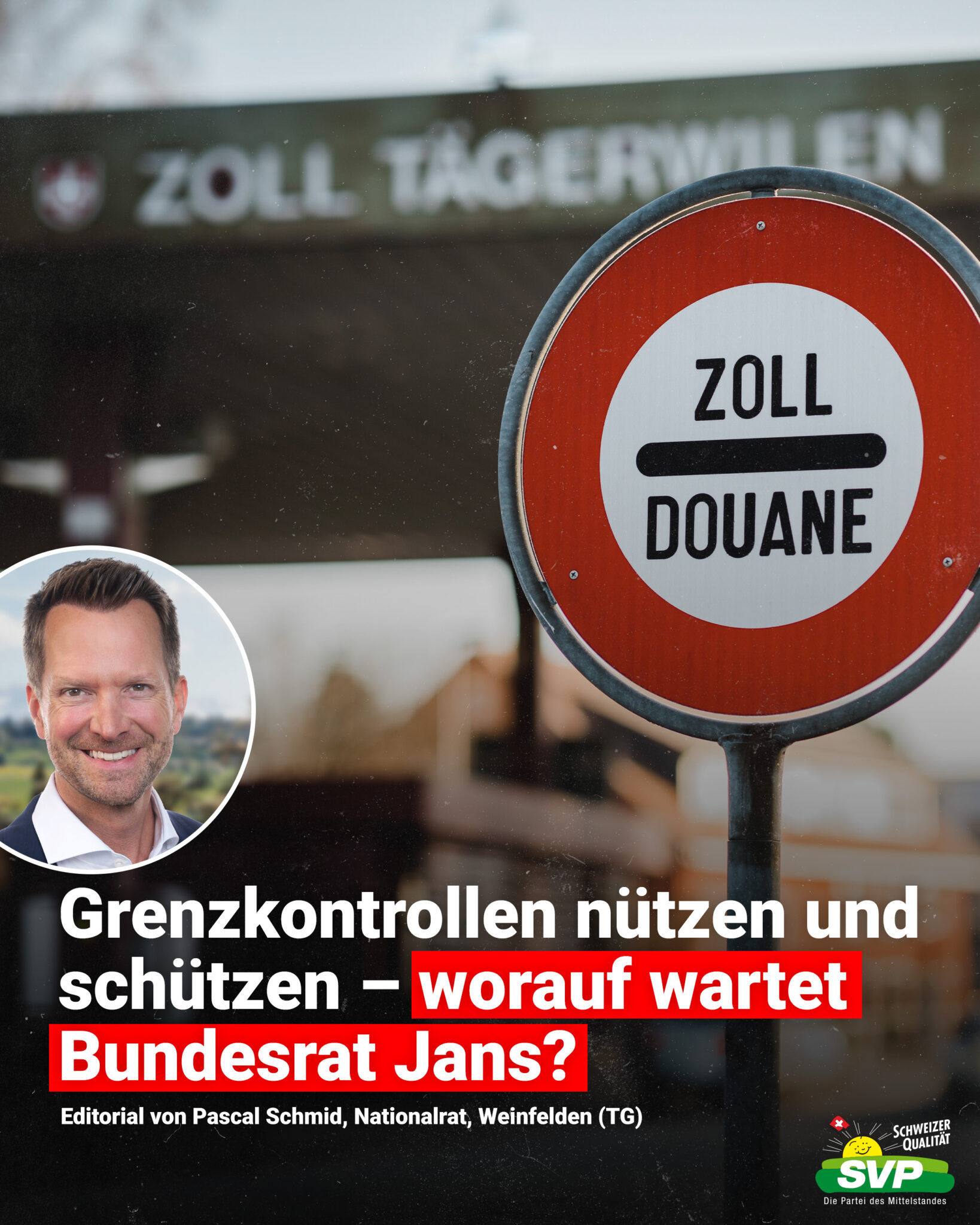 Grenzschutz-Initiative – Jetzt unterstützen!